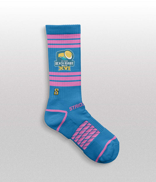 BEACH RUGBY WALES – Strid3 Athletic Custom Socks
